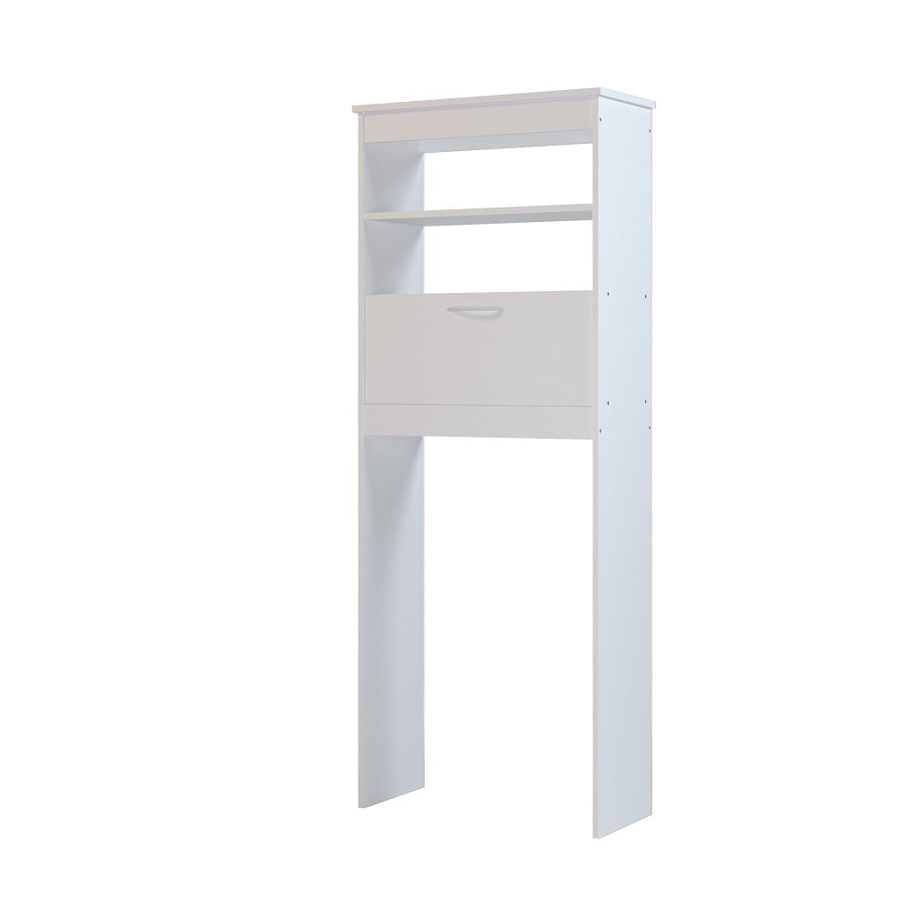 Mueble de Baño WC Ahorrador Espacio 63X28X160cm Blanco Silcosil